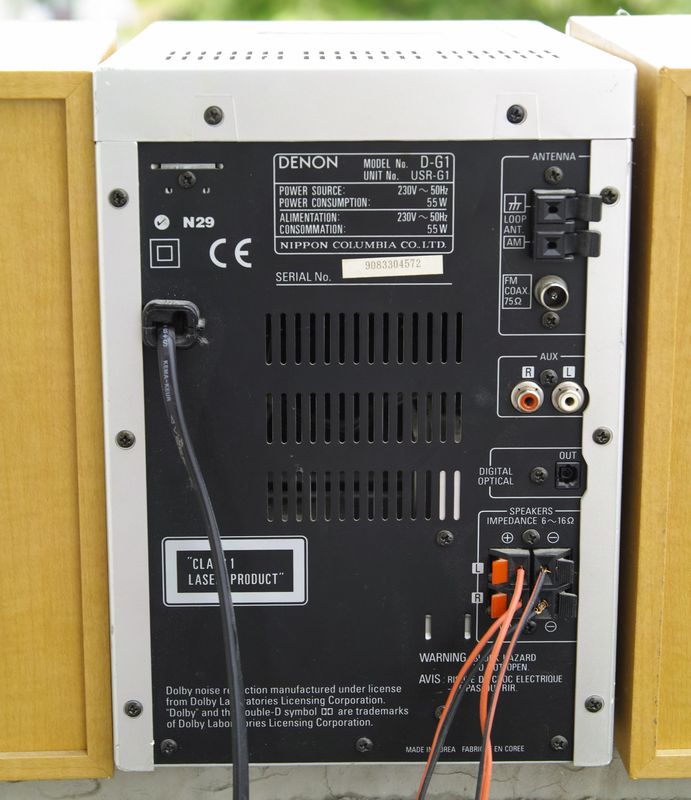 Продава: Аудио система Denon D-G1 Micro Component System Mini Systems ...