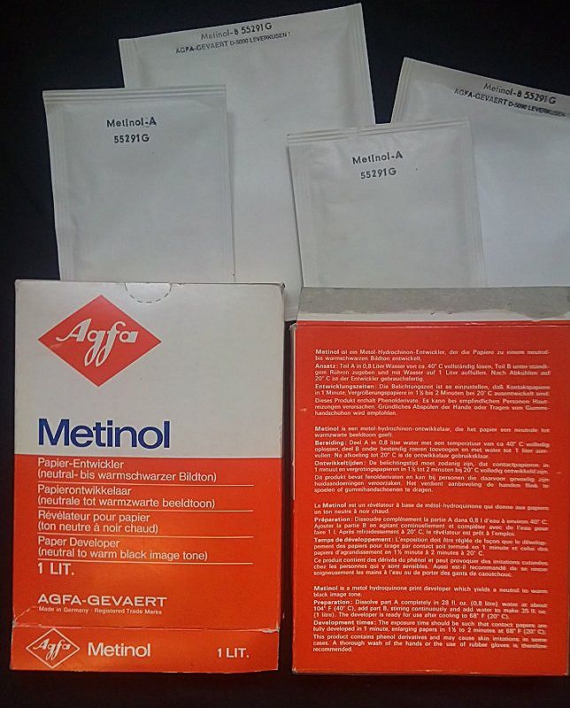 Продава: Химия - AGFA METINOL ( metol hydroquinone) - БАЗАР - PHOTO FORUM